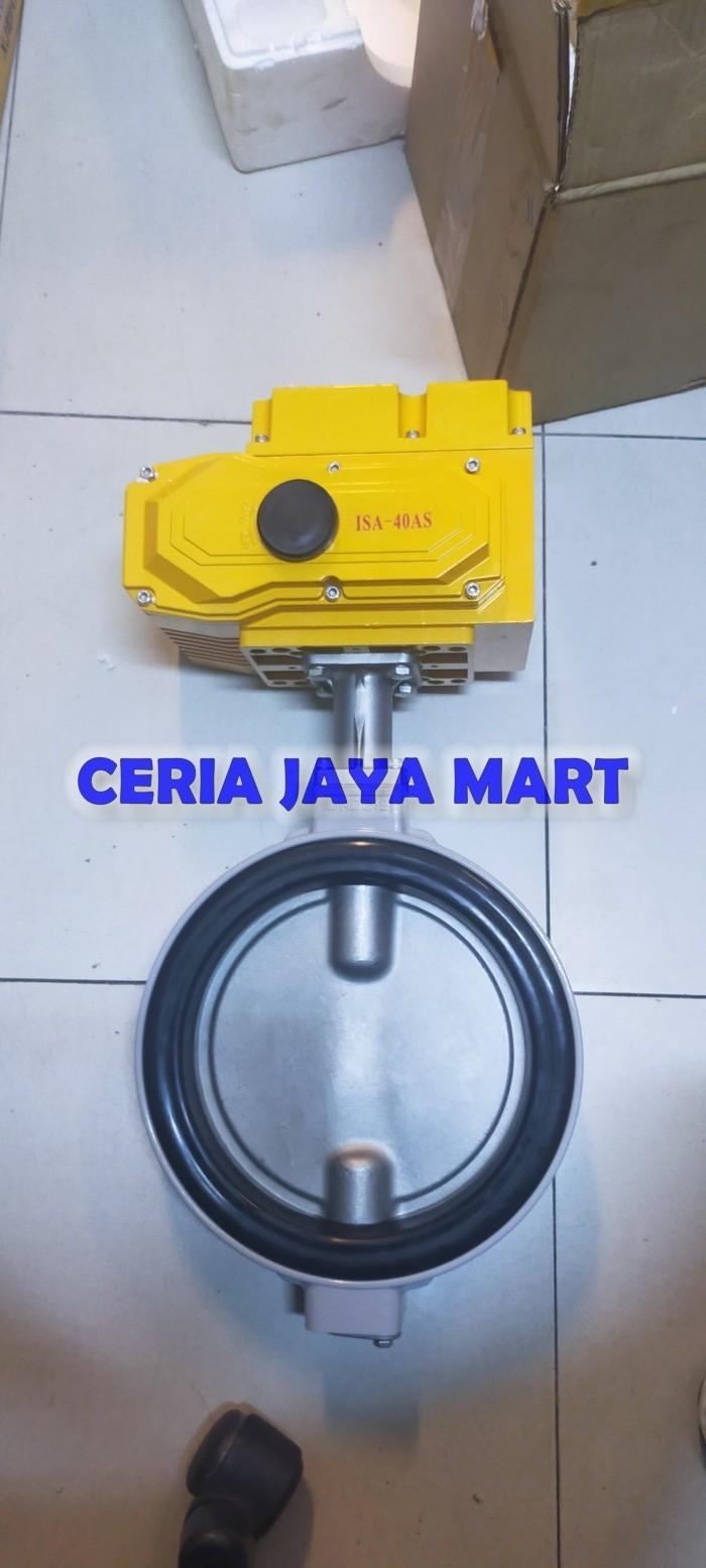 Jual Actuator Motorized Electric Butterfly Valve KITZ 4 Inch JIS 10K ...