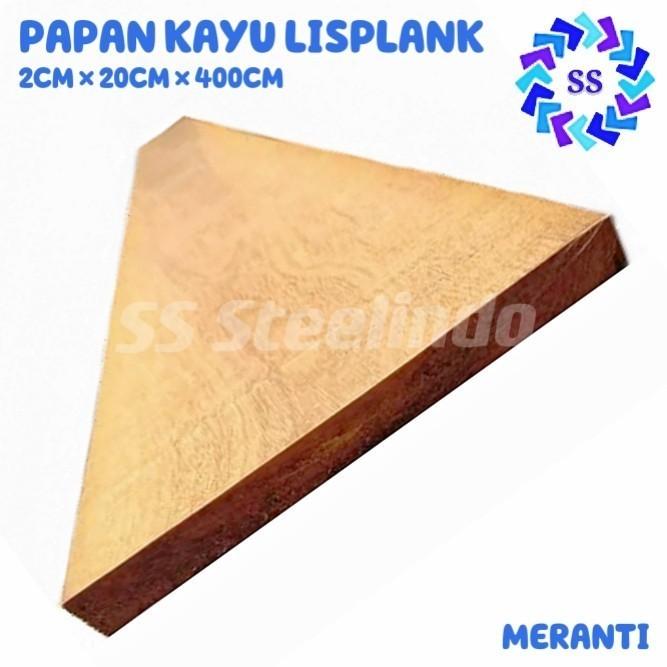 Jual PAPAN KAYU LISPLANG / LISPLANK 20 CM MERANTI KALIMANTAN 4 METER ...
