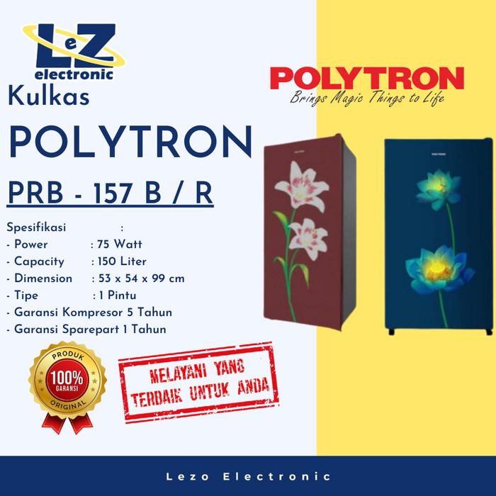 Jual CRNA KULKAS POLYTRON PRB 157 B / R 1 PINTU 150 LITER PRB157 - Kab ...