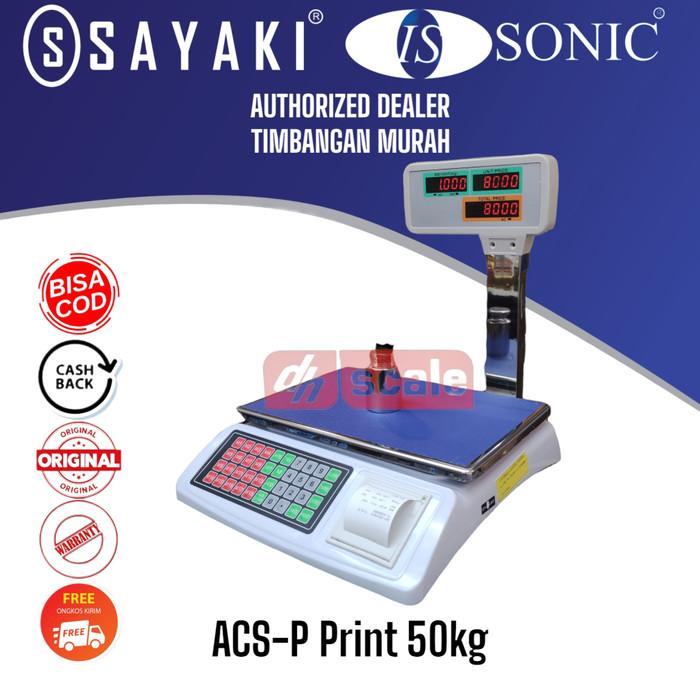 Jual Timbangan buah, sembako + printer kap 50Kg Best - Kota Bandung ...