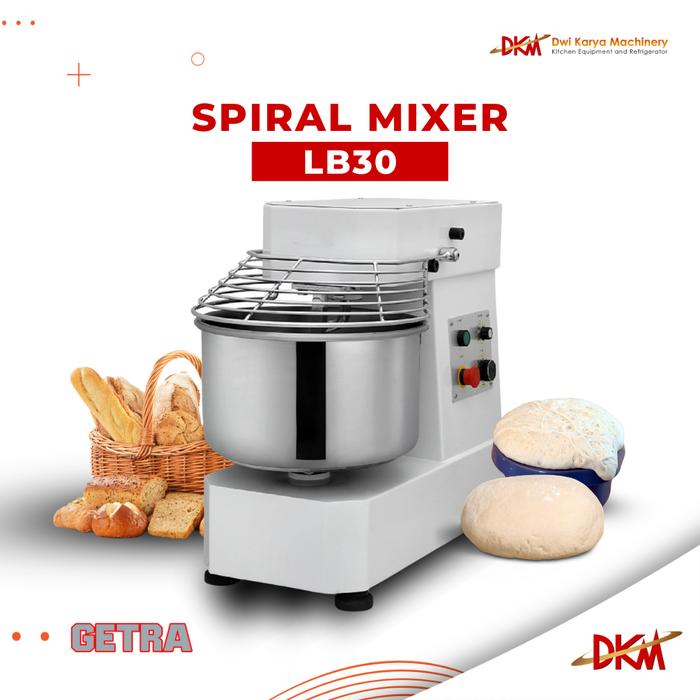 Jual Spiral Mixer Heavy Duty Getra LB30 /Getra LB 30/ Mixer Spiral 30 ...