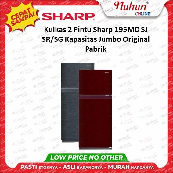 Jual CRNA KULKAS 2 PINTU SHARP 195MD SJ SR/SG KAPASITAS JUMBO ORIGINAL ...
