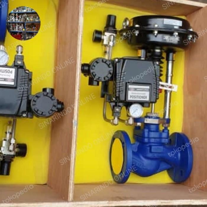 Jual Flow control valve 2 inch Dn 50 pn40 dp32 ari faba actuator ...