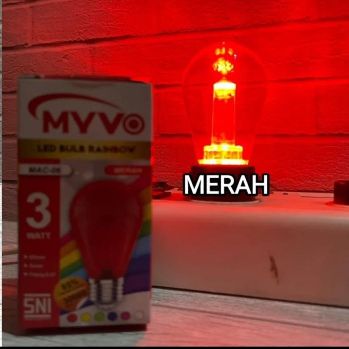 Jual Lampu Filamen Led Myvo Rainbow Warna 3w Model Pijar Bulb Hias ...