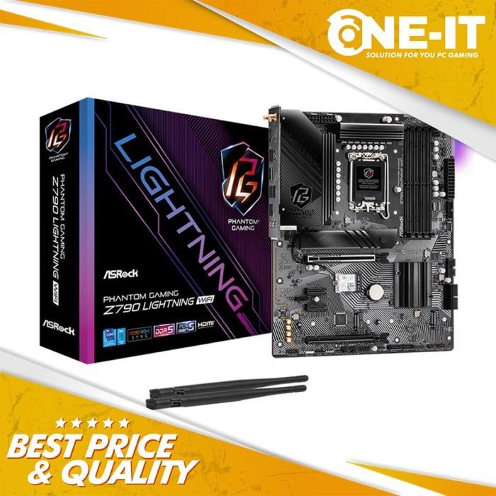 Jual Motherboard ASROCK Z790 PG LIGHTNING WIFI Intel LGA1700 DDR5 ATX ...