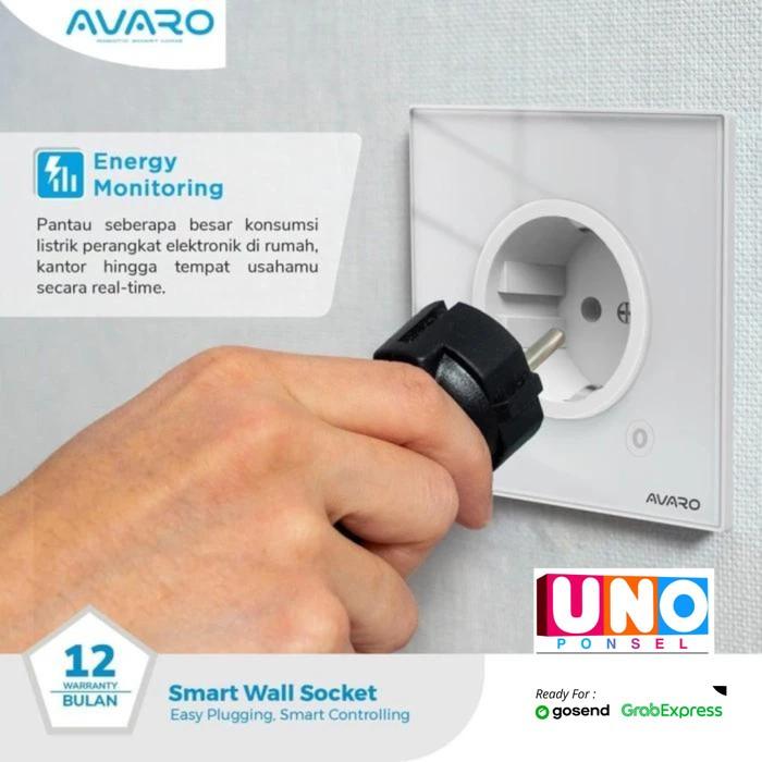 Jual AVARO COLOKAN LISTRIK STOP KONTAK WIFI SMART POWER SOCKET PLUG ...