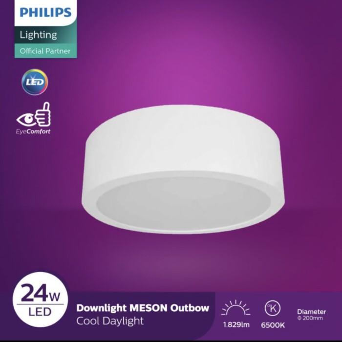 Jual PHILIPS Downlight Outbow 24W Putih Lampu Tempel Plafon Bulat ...