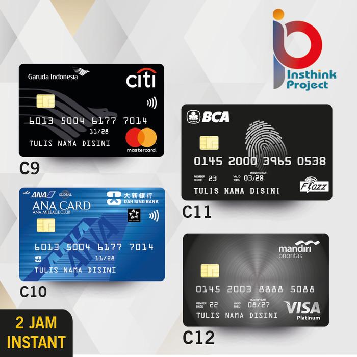 Jual V㊚8V KARTU FLAZZ BCA GEN 2 CUSTOM BLACK CARD EDITION FREE EDIT ...
