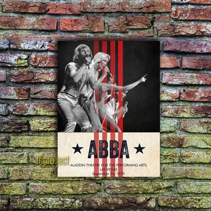 Jual BEST PRODUK ABBA KONSER BAND POSTER - DEKORASI HIASAN DINDING ...