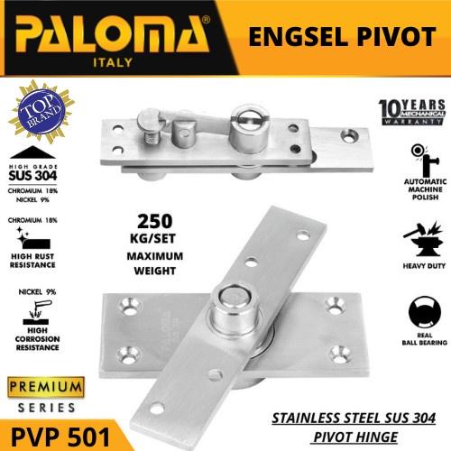 Jual Engsel Pivot Hinge Paloma Pvp 501 Engsel Pintu Tanam Beban Berat ...
