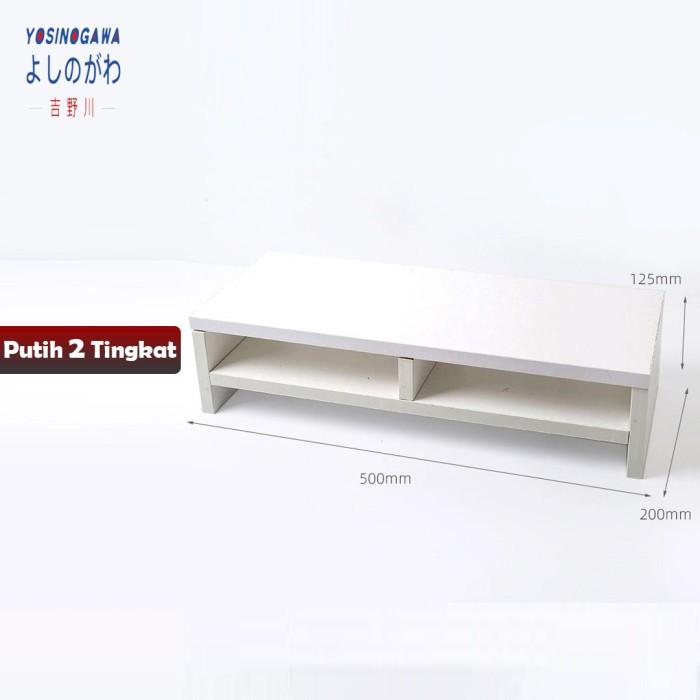 Jual Rak Dudukan Monitor Meja Kantor Berdiri Sederhana -YOSINOGAWA ...