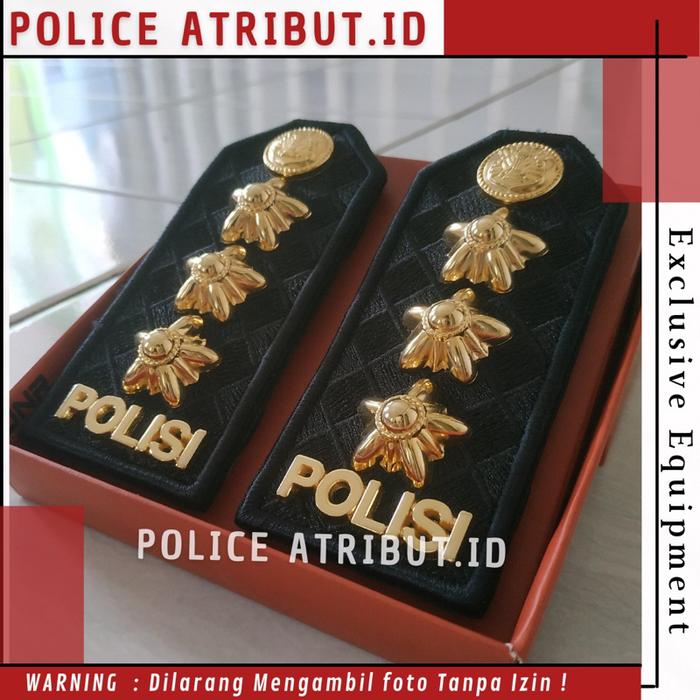 Jual PANGKAT PDU POLRI IPDA IPTU AKP KOMPOL AKBP KOMBES Lis Hitam ...