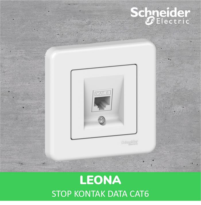 Promo Schneider Electric Leona - Stop Kontak Data RJ45 Cat 6 ...