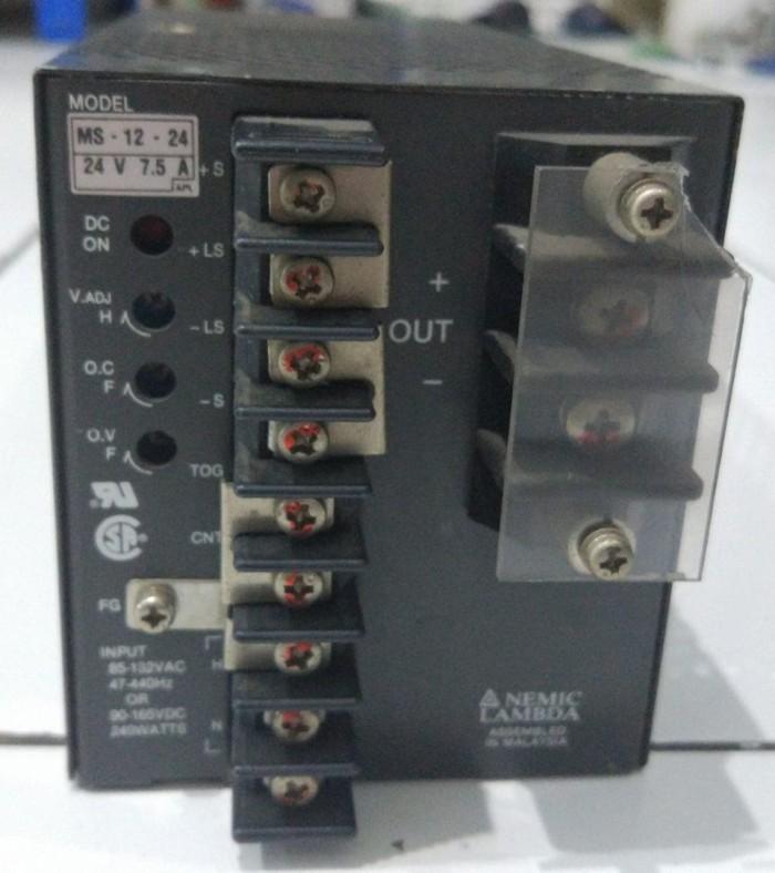 Jual DC Power Supply MS - 12 - 24 OUTPUT 24VDC 7.5A NEMIC - LAMBDA Best - Kota Surabaya ...