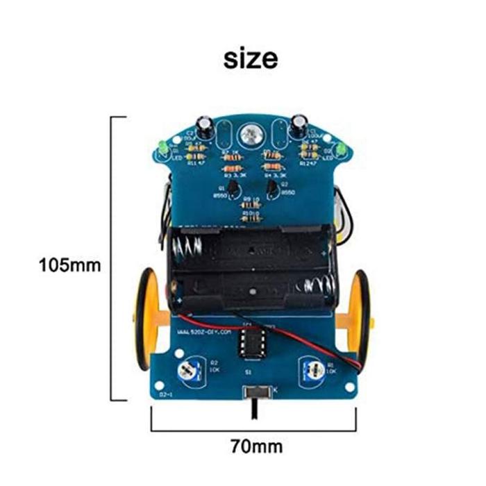 Jual DIY Robot Line Follower Kit Robot Edukasi Smart Car Analog ...