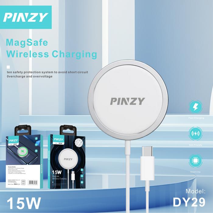 Promo PINZY SUPER MAGNETIC WIRELESS FAST CHARGER 15W DY29 - Jakarta ...