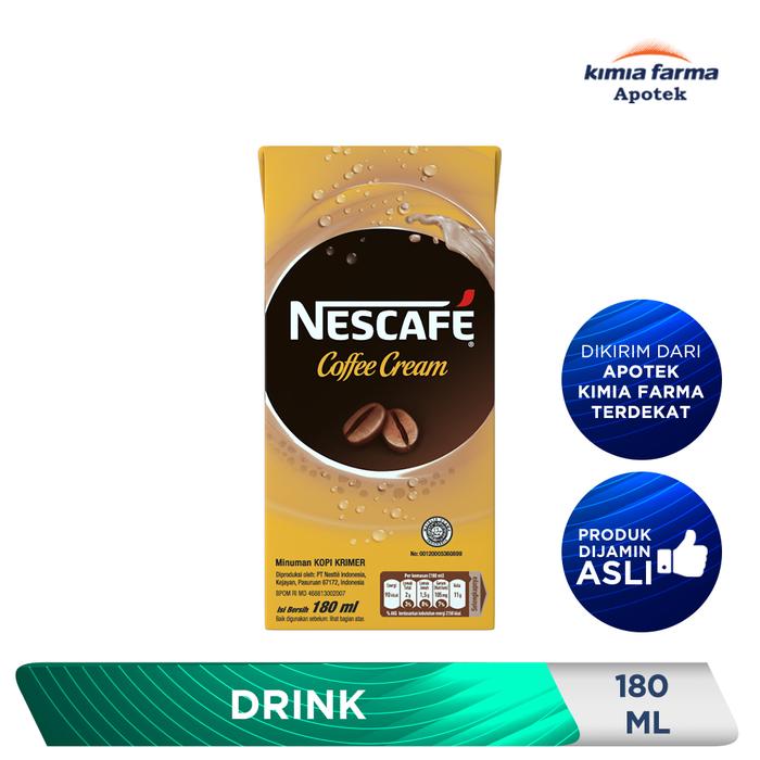 Jual NESCAFE COFFEE CREAM UHT 180 ML / MINUMAN KOPI / KIMIA FARMA ... Jual NESCAFE COFFEE CREAM UHT 180 ML / MINUMAN KOPI / KIMIA FARMA ...