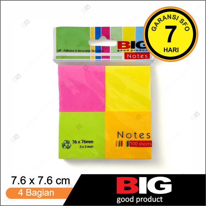 Jual Sticky Notes Big 76mm x 76mm - 4 bagian - SFO Semarang Official ...