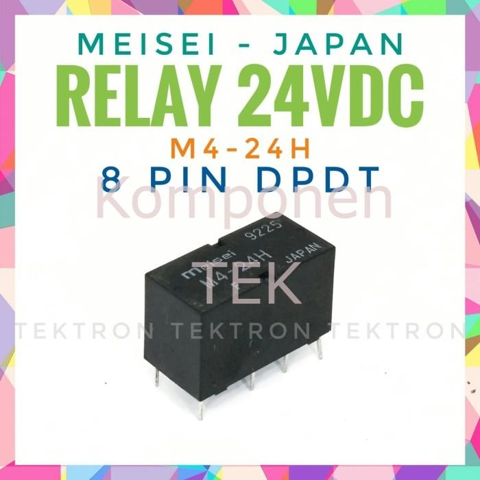 Jual MEISEI -Japan DIP Relay 24VDC 8pin DPDT M2-24H 24v 8p arduino uno ...