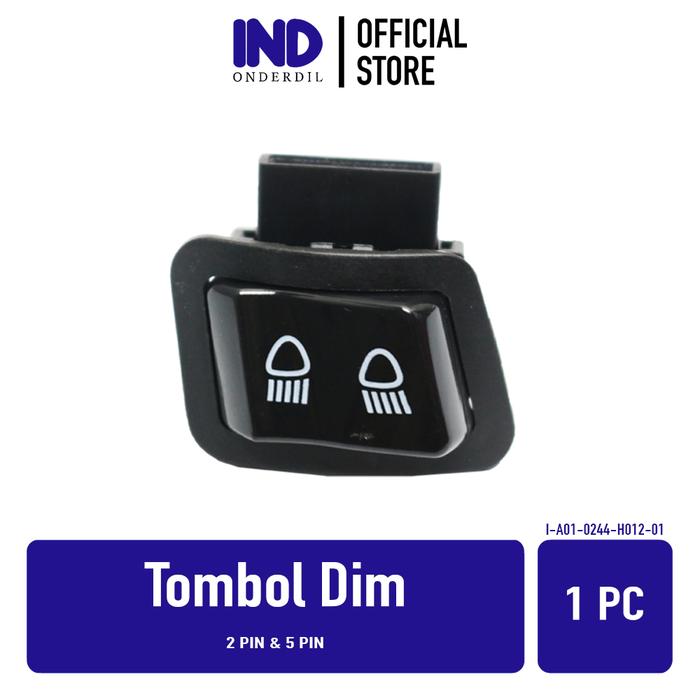 Jual Tombol Dim 2 5 Pin Titik Vario 110 125 150 LED Beat New K1A Dimmer ...