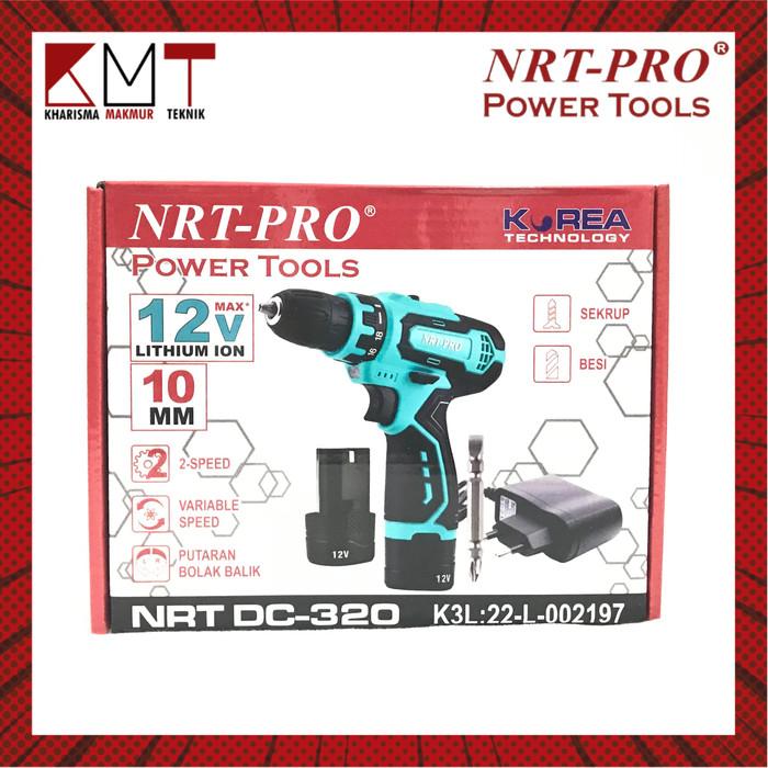 Jual BOR BATTERY / BOR CORDLESS 10MM 12V DC 320 HD NRT-PRO - Kota ...