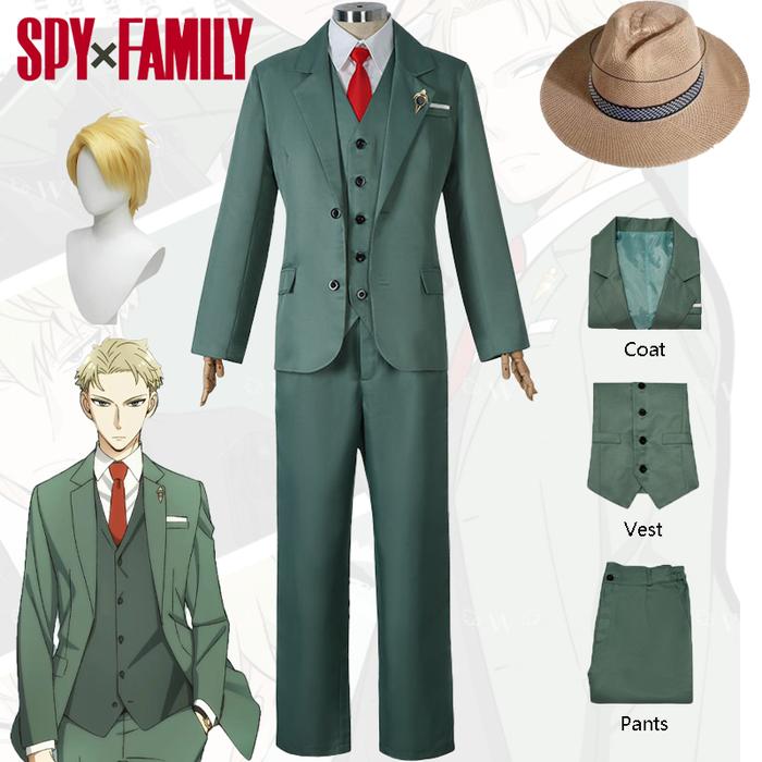 Jual Spy X Family Loid Forger Cosplay Costume Light Green Suit Uniform ...