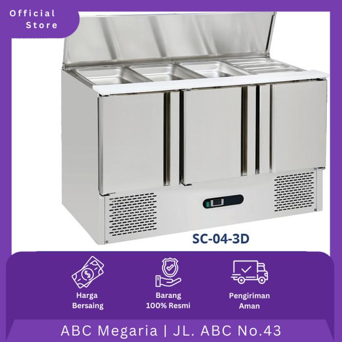 Jual Gea Kulkas Undercounter Chiller Salads & Pizza SC043D / SC-04-3D 390L - Kota Bandung ...