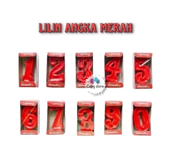 Jual Lilin Angka Ulang Tahun / Lilin Ulang Tahun Angka Taruna / Gloria ...