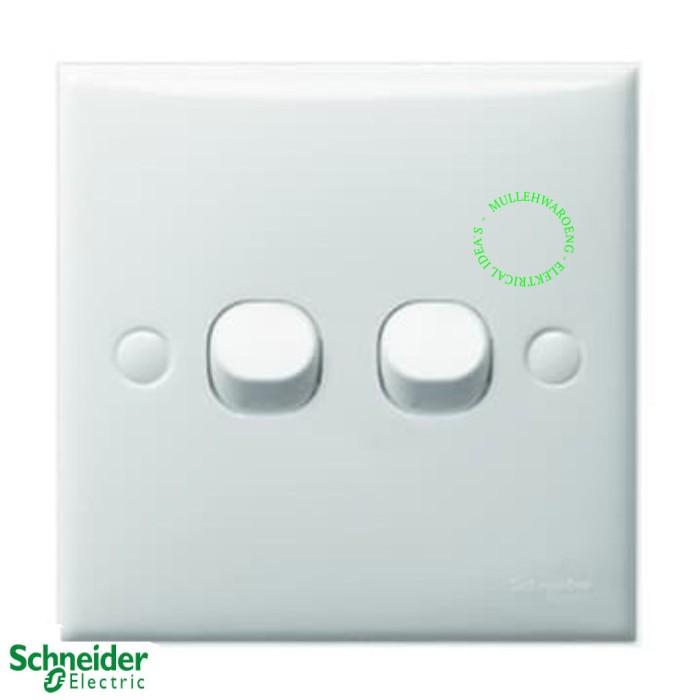 Jual SAKLAR SERI DOUBLE SCHNEIDER CLIPSAL CLASSIC INBOW E32 1W ISI 2 ...