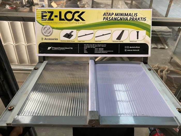 Jual Set EZ Lock - Atap Polycarbonate Klip Lock - Urban Glass, 5.0m ...