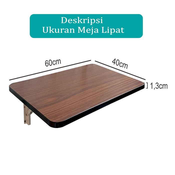 Jual Mega_16 Meja Lipat Dinding Meja Ambalan 6 x 4 CM MG794 - Kota ...