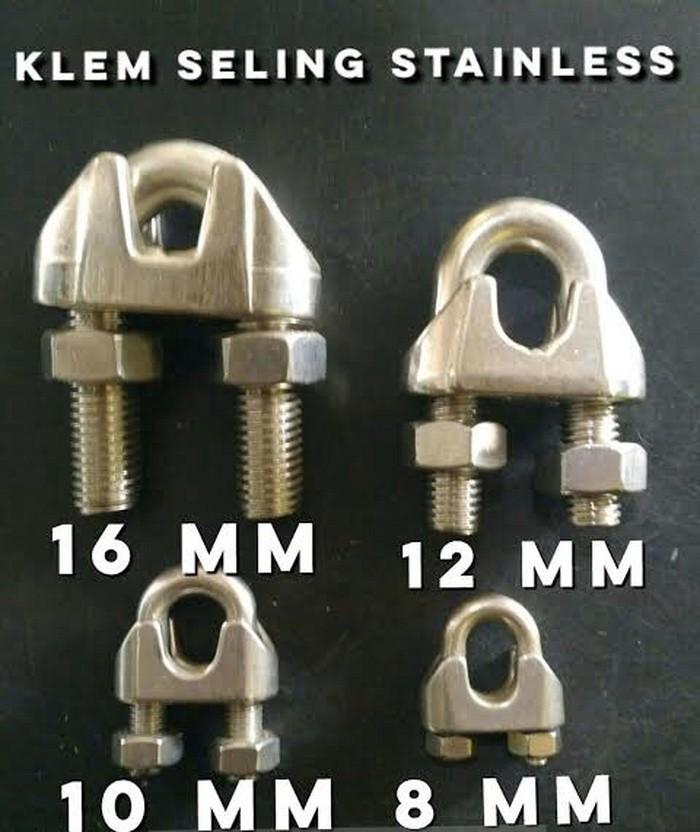 Jual Klem Seling 12mm Wire Clamp Wire Rope Clip - Kota Surabaya ...