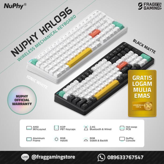 Jual Nuphy Halo96 / Halo 96 Wireless Mechanical Keyboard NuphyHalo96 - Kota Surabaya - cv your ...