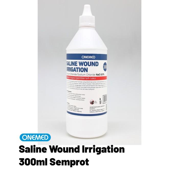 Jual ONEMED Saline Wound Irrigation Semprot 300 Ml (NaCl 0.9%) - Cuci ...