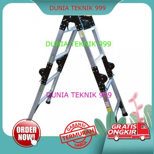 Jual Krisbow Ladder Adjustable Tangga Lipat Aluminium 5 Mtr - Jakarta ...
