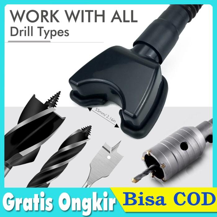 Jual Drill Dust Vacuum Collector Set Alat Pelindung Anti Debu Bor ...