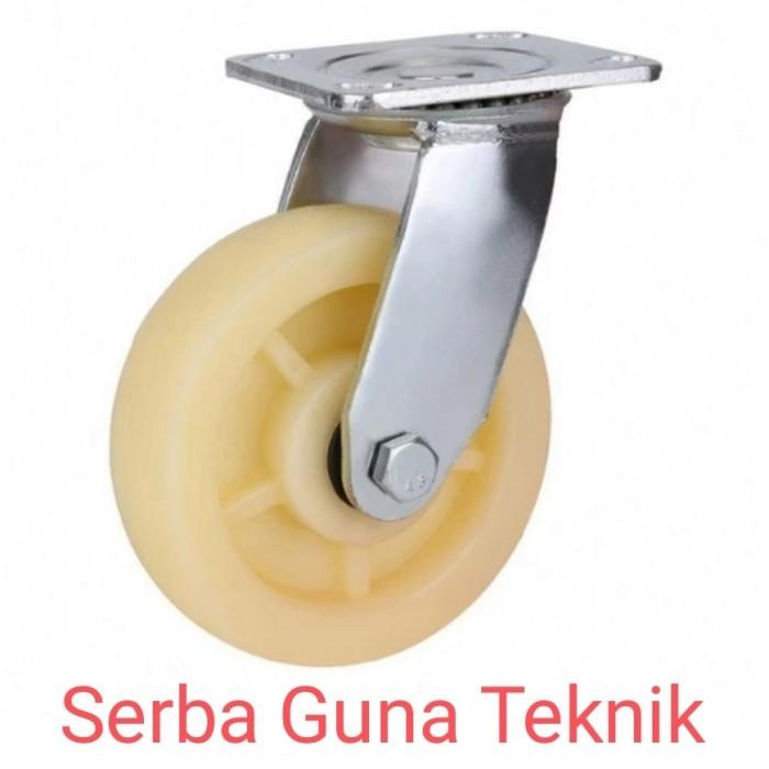 Jual Roda Trolley Nylon 8" inch Heavy Duty Caster Wheel ( HIDUP ...
