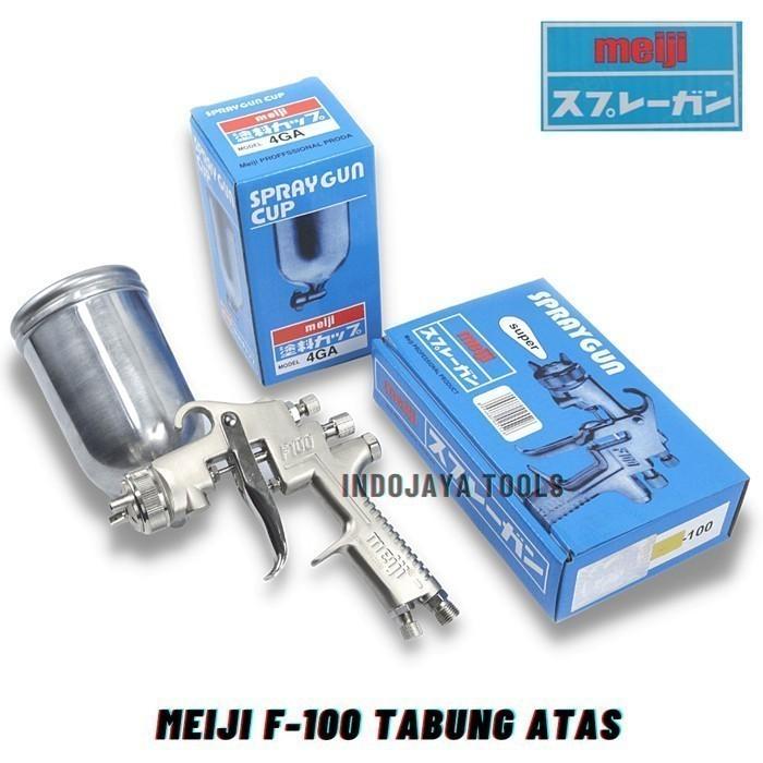 Jual Spray gun cat MEIJI F100 tabung atas Spet F 100 Spit - MEIJI F100 ...