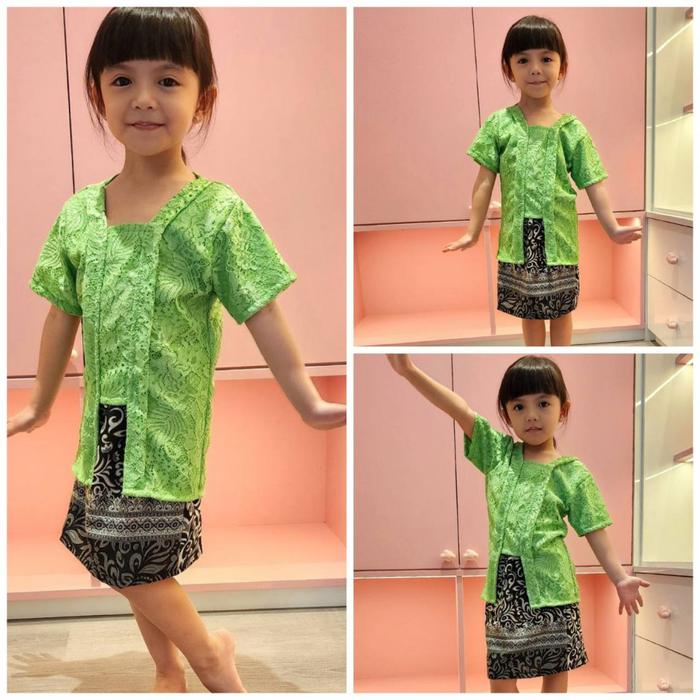 Jual baju adat seragam Kebaya Anak Kebaya Anak Caca Kebaya 6th-9th ...