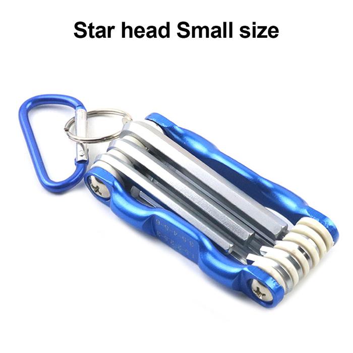 Jual ZIR Mall Folding Allen Wrench Set SAE Metric Torx Hex Key Set ...