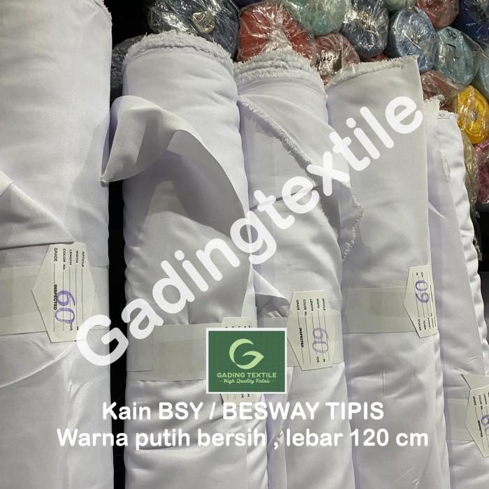 Jual Kain Besway Bsy Putih Tipis Lb. 120 Per Roll Untuk Pakaian Furring ...