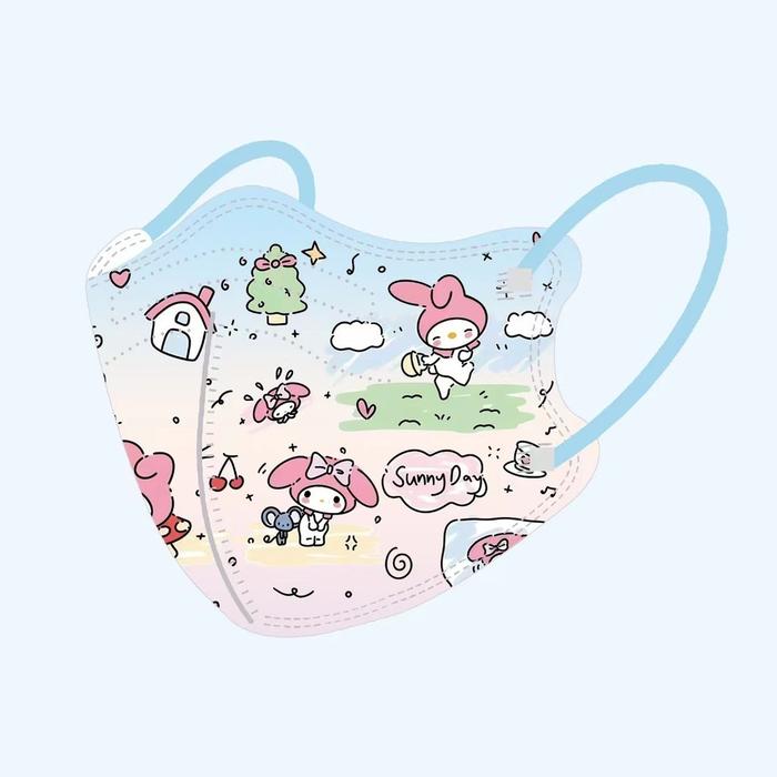 Jual 10PC MASKER 3D SANRIO HELLO KITTY MY MELODY INDIVIDUAL PACK MASKER ...
