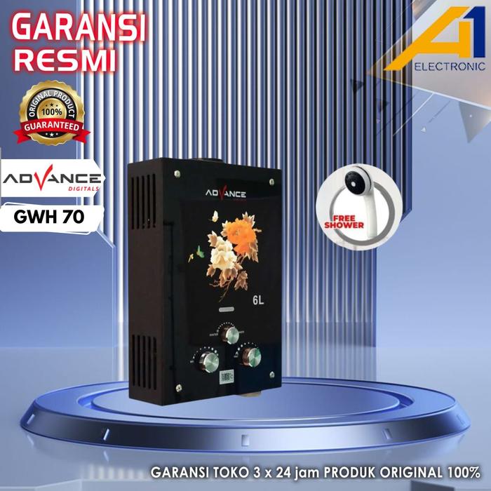Jual Water Heater Gas ADVANCE GWH 70 / GWH70 , Pemanas Air Instant - Kota Bandung - Elektronik ...