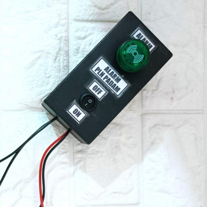 Jual alaram alarm PLN off DC 12-80V atau 220v AC DC sensor buzzer PLN ...