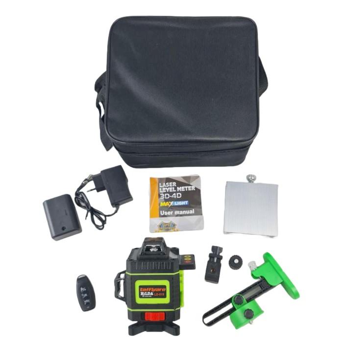 Jual Alat Ukur Laser level Self Leveling Laser 4D 16 Line with Remote ...