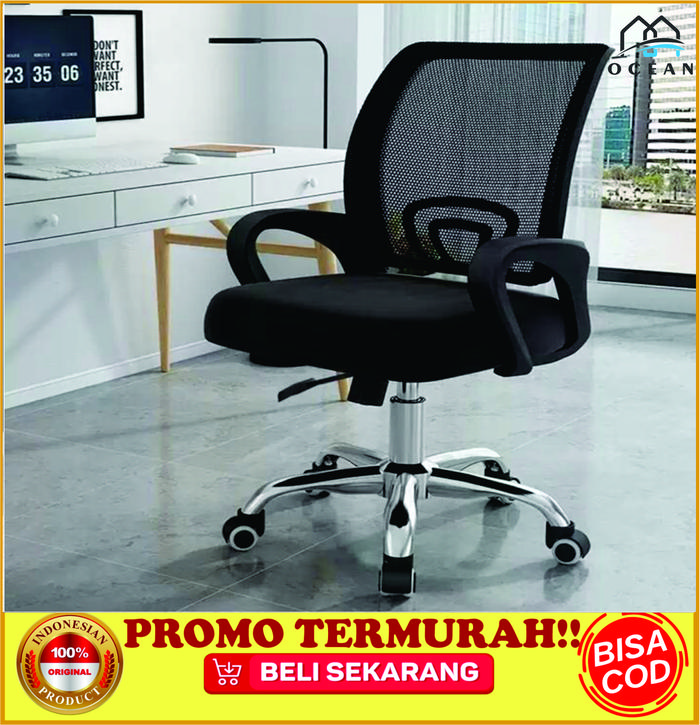 Jual OCEAN PRODUK TERBARU!!! Kursi Kerja Kantor Jaring Putar Hidrolis ...