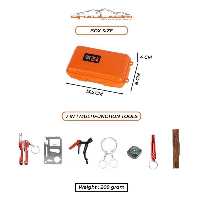 Jual Set Survival Kit 7in1 Dhaulagiri Peralatan Bertahan Hidup Di Hutan ...