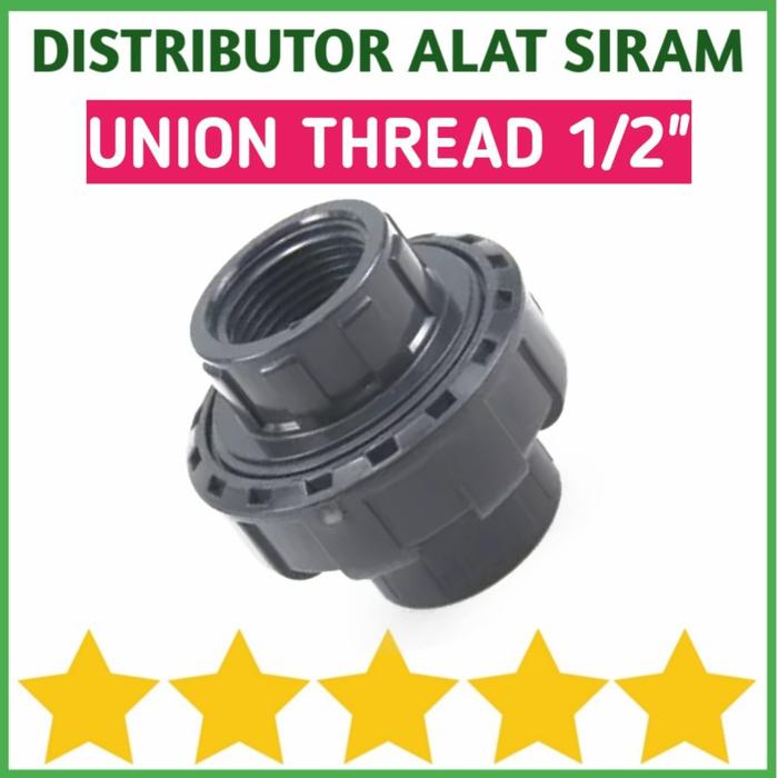 Jual WATER MUR MOOR DRAT 1/2 INCH AW UNION THREAD 1/2" SAMBUNGAN PIPA ...