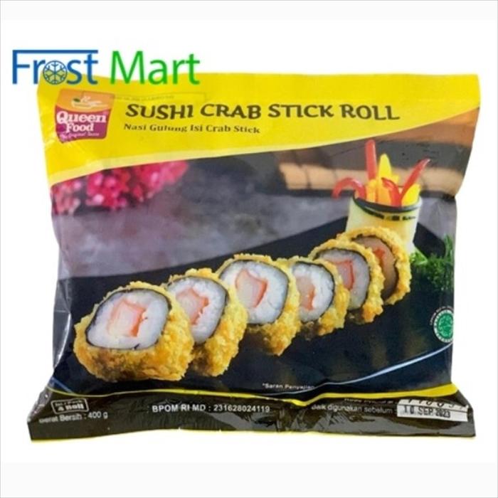Jual Sushi Crab Stick Roll Queen Food isi 4 Roll 400Gr - Jakarta Utara ...