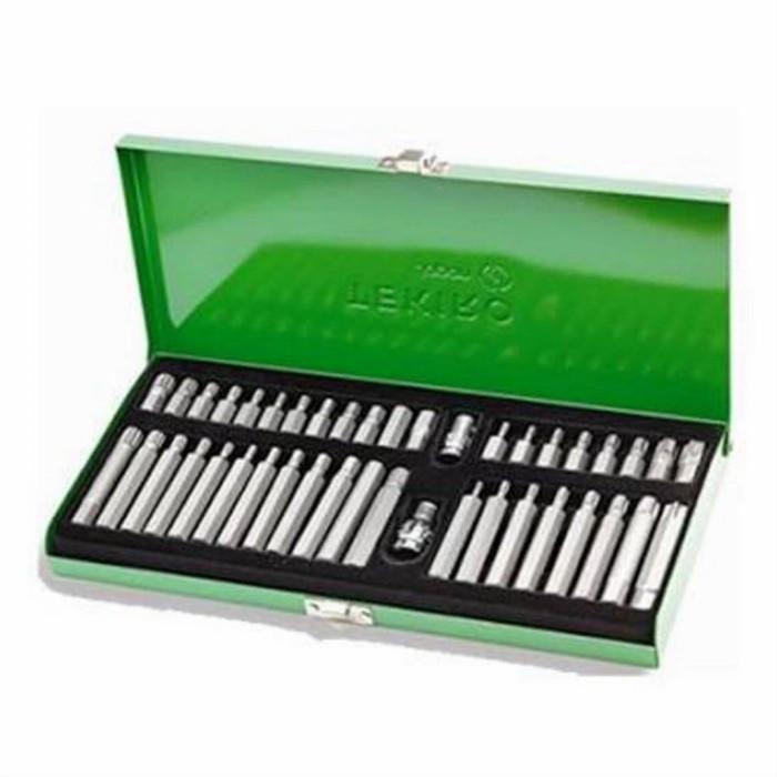 Jual Mata obeng bintang set 42 pcs TEKIRO star socket bit set - Jakarta ...